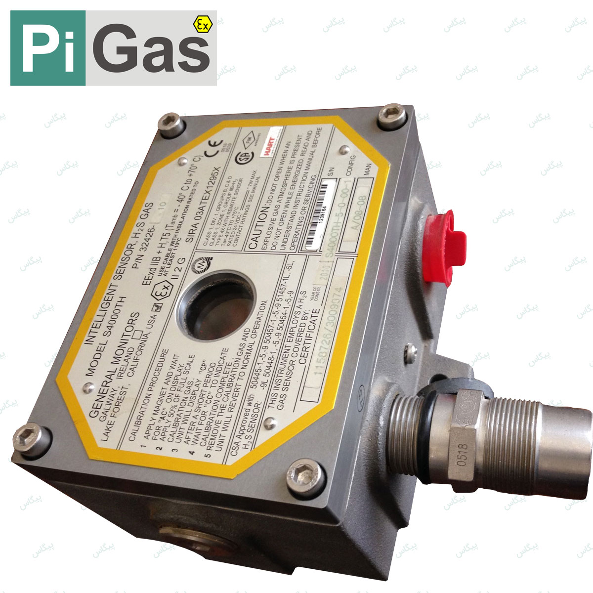 گس دتکتور H2Sجنرال مونیتور مدل S4000CH + نحوه خرید و قیمت | پیگاس